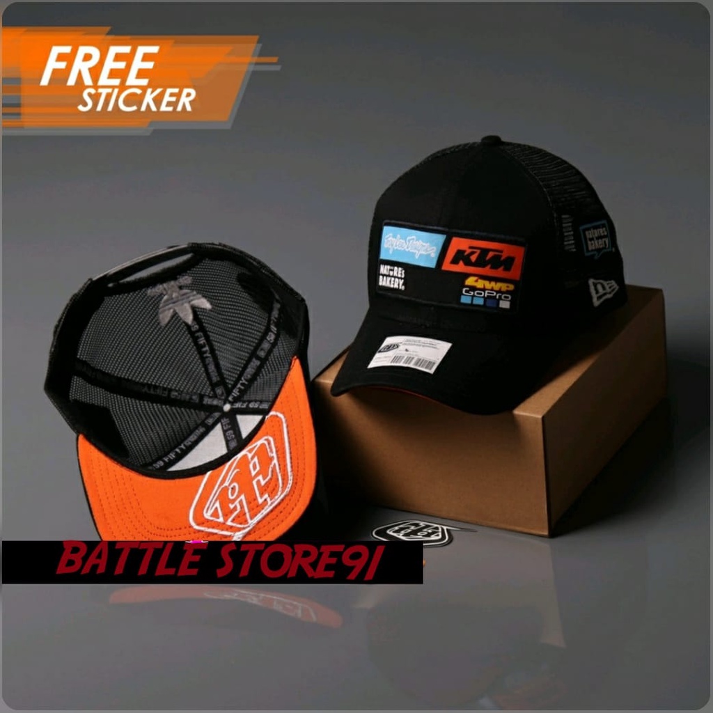 Jual TOPI SNAPBACK JARING TLD KTM TEAM / snapback GoPro / baseball cap ...