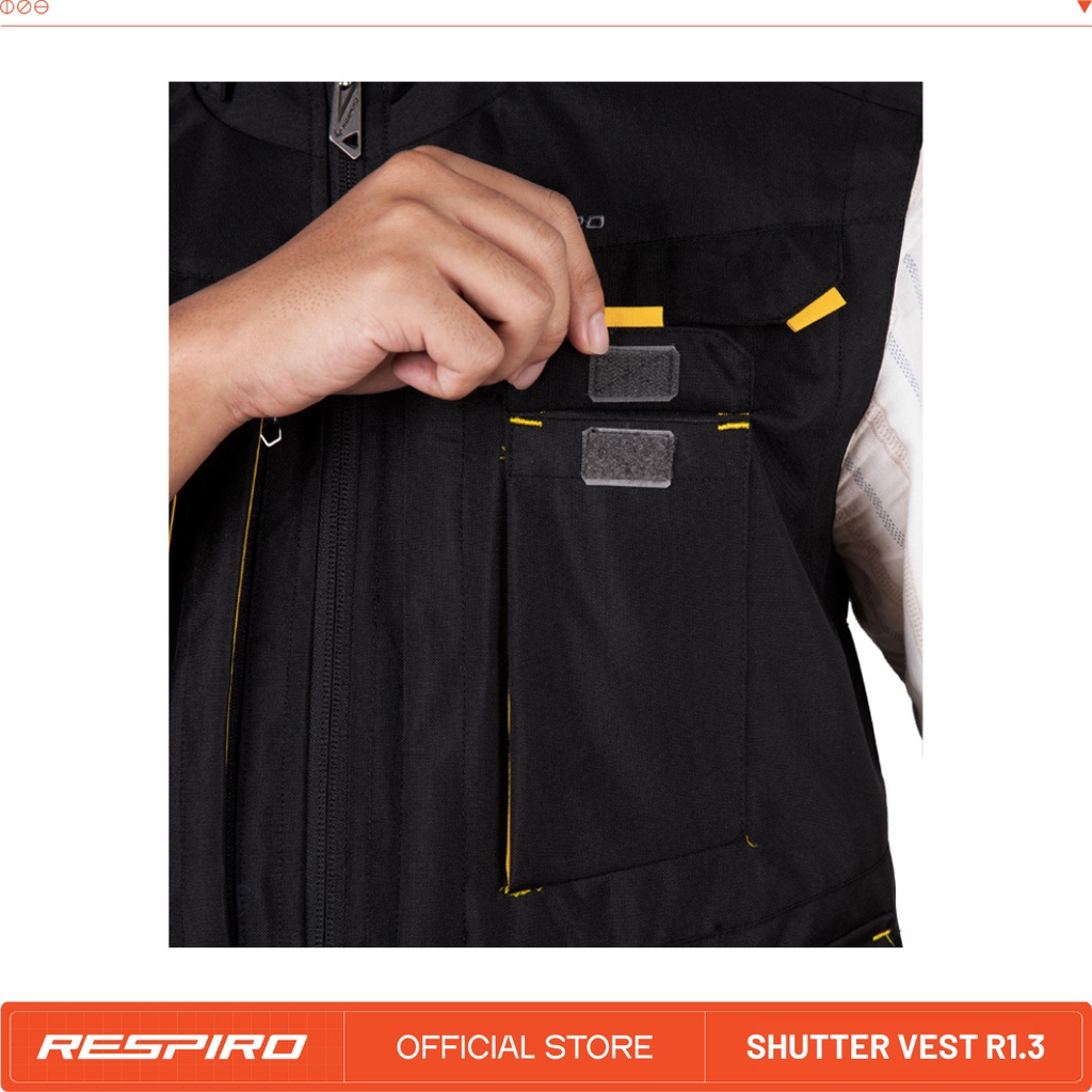 Jual Rompi Respiro Shutter Vest R1 | Rompi Motor Anti Angin (Windproof ...