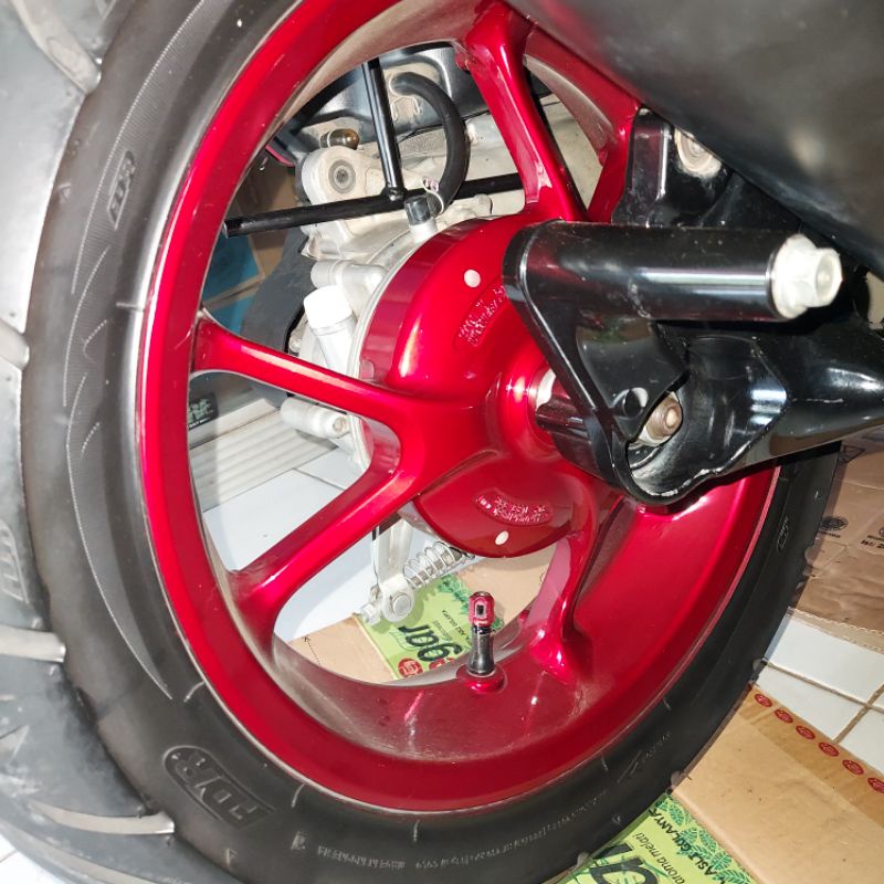 Jual VELG Aerox 155 Repaint Red Candy | Shopee Indonesia