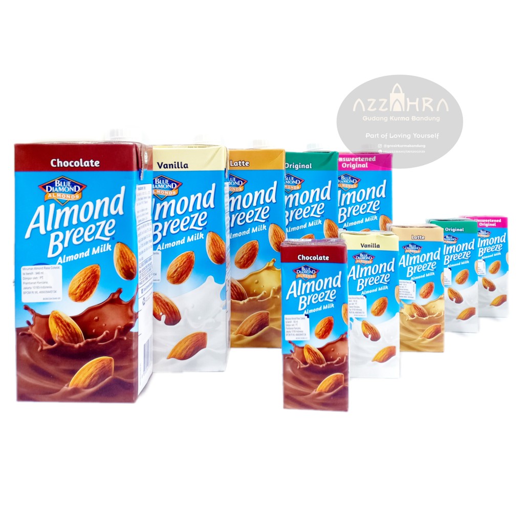Jual Blue Diamond Susu Almond 180ml / Almond Breeze / Almond Milk | Shopee Indonesia