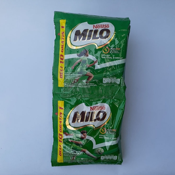 Jual milo rasa susu coklat satu renceng isi 11 pcs | Shopee Indonesia