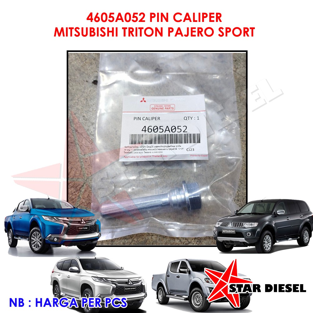 Jual 4605A052 PIN CALIPER MITSUBISHI TRITON MITSUBISHI PAJERO SPORT PEN ...