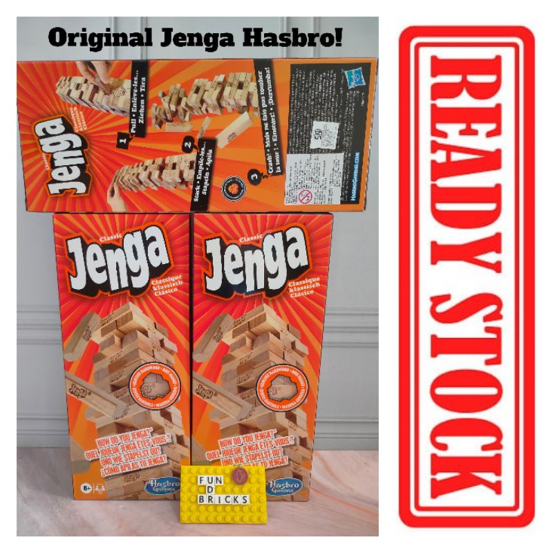 Jual Hasbro Gaming Classic Jenga Original 100% | Shopee Indonesia