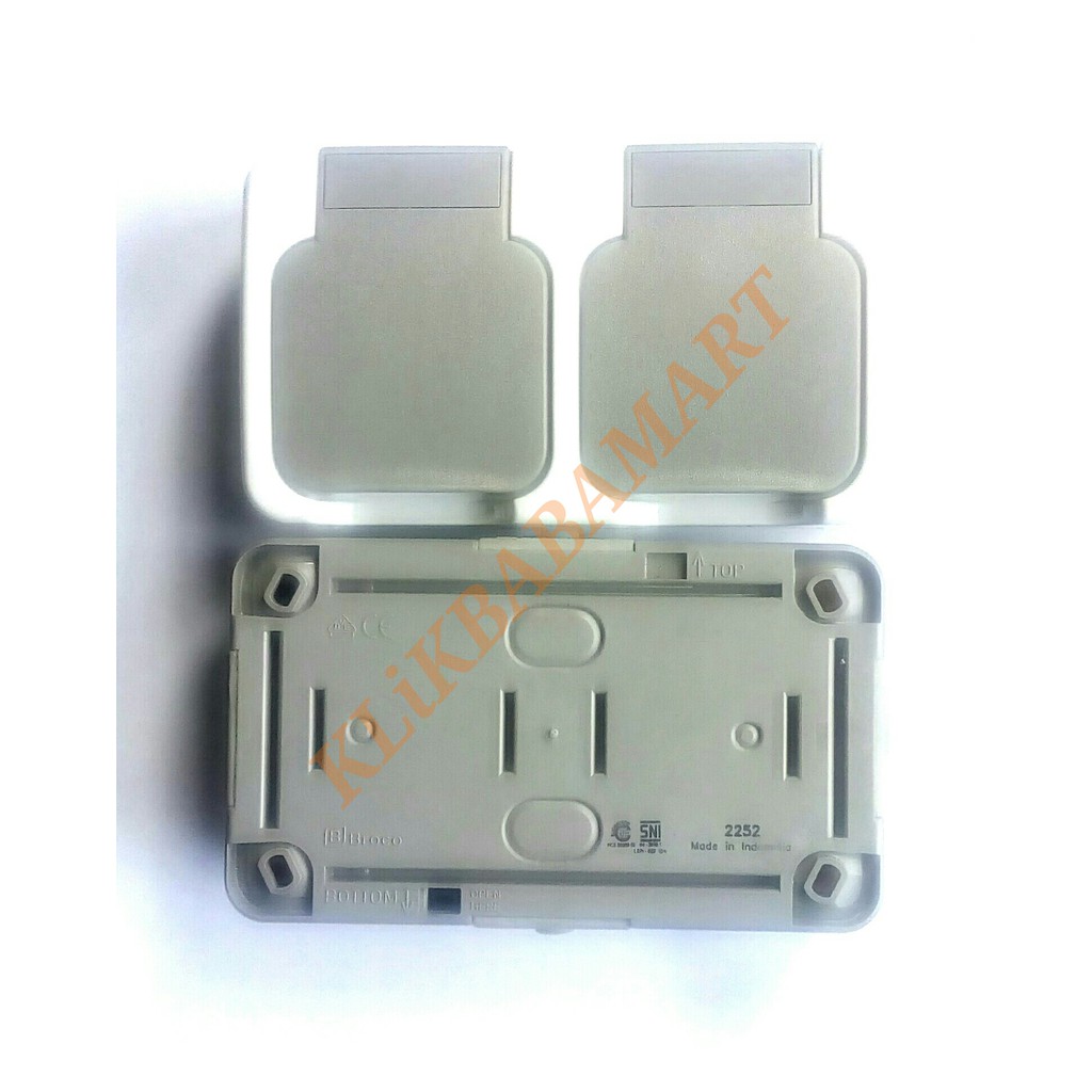 Jual Stop Kontak double Broco Atlantic 2252 outbow original colokan ...