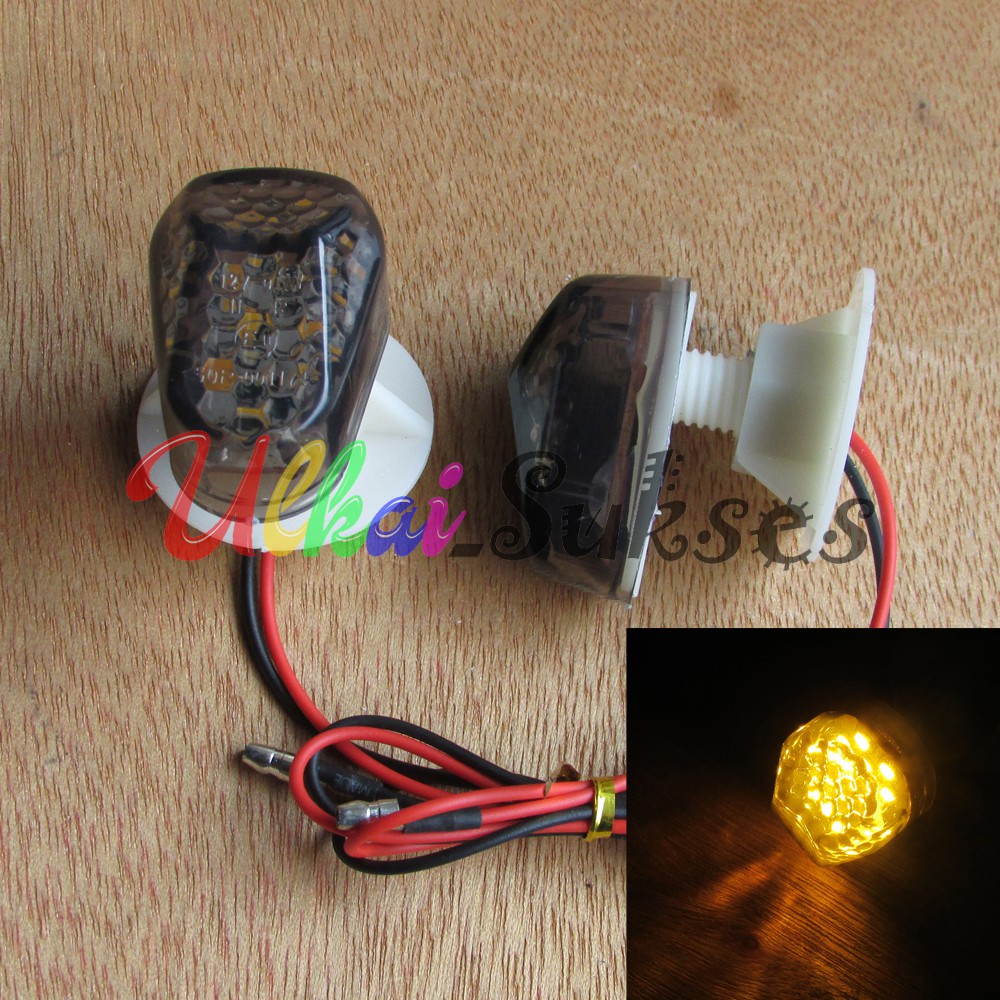 Jual Lampu Sen Model Tempel Kodok Mini - Kuning Universal Murah Lampu Variasi Motor Lampu ...