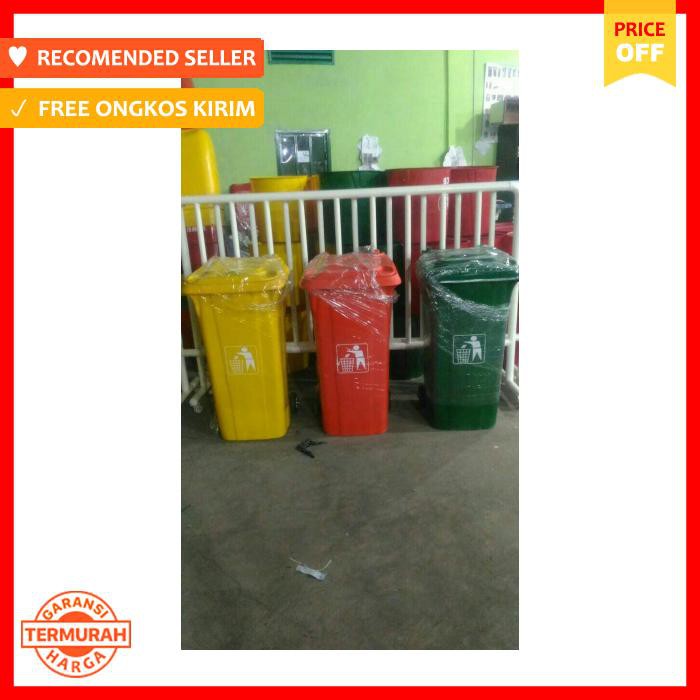 Jual Tempat/Tong Sampah Besar Roda Sulo 120L - Kebersihan - Tempat ...