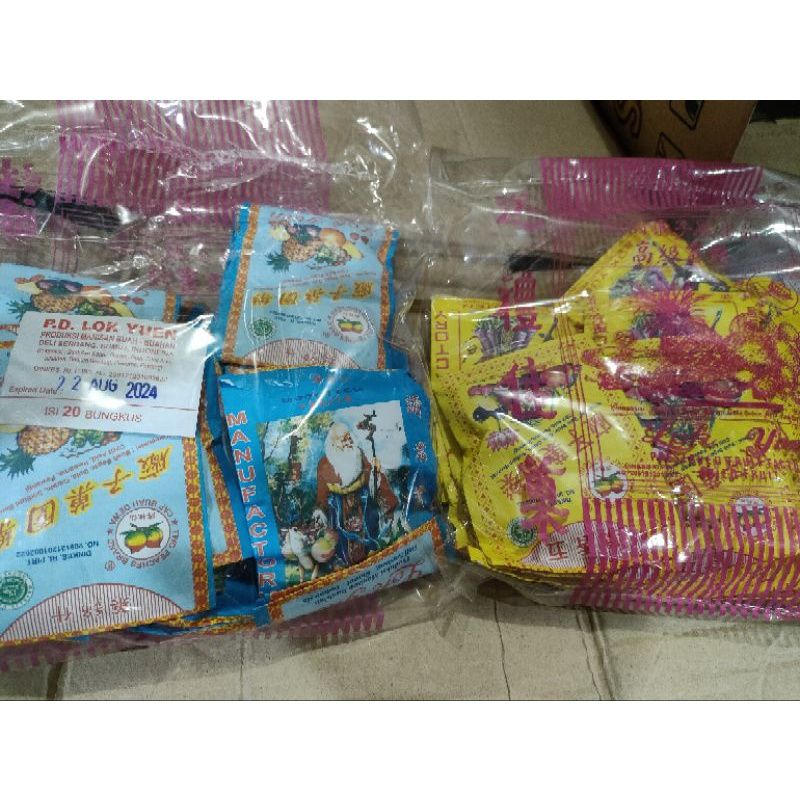 Jual lok yuen manisan buah buahan lok yuen lok yuan isi 20 | Shopee ...