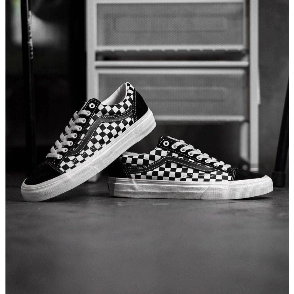 Jual VANS STYLE 36 CHECKERBOARD BLACK/WHITE ORIGINAL | Shopee Indonesia