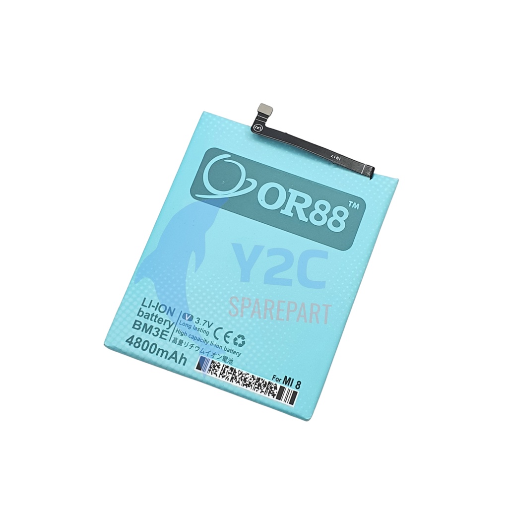 Jual BATERAI XIAOMI MI8 / MI 8 / BM3E DOUBLE POWER ORIENS 88 / BATRE ...