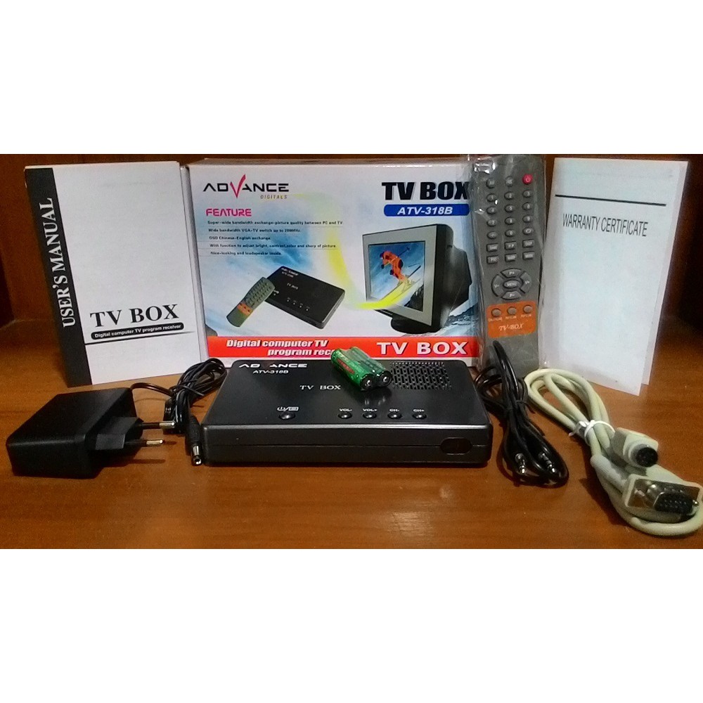 Jual Advance TV Tunner / TV Combo / TV Box ATV-318B | Shopee Indonesia