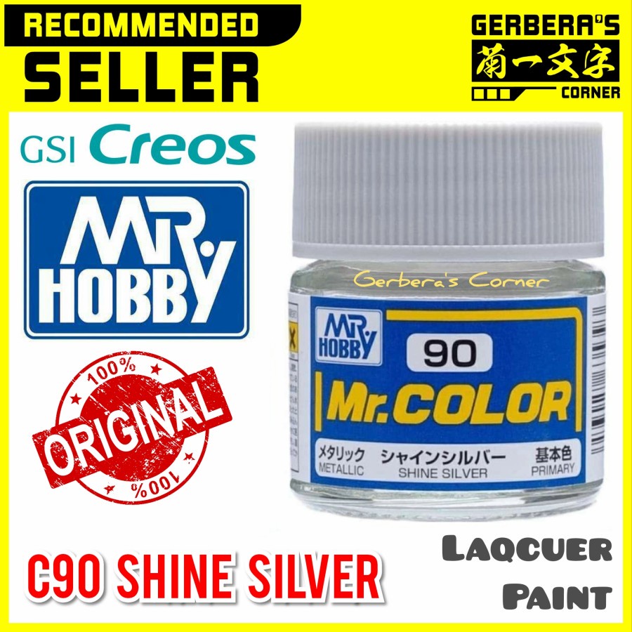 Jual Mr Color C90 Shine Silver Mr Hobby Lacquer Paint Cat Gundam ...