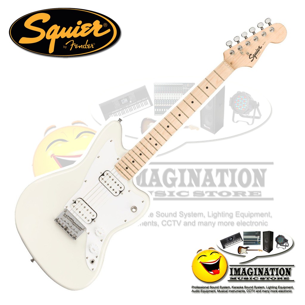 Jual Squier Mini Jazzmaster HH Electric Guitar- Olympic White with ...