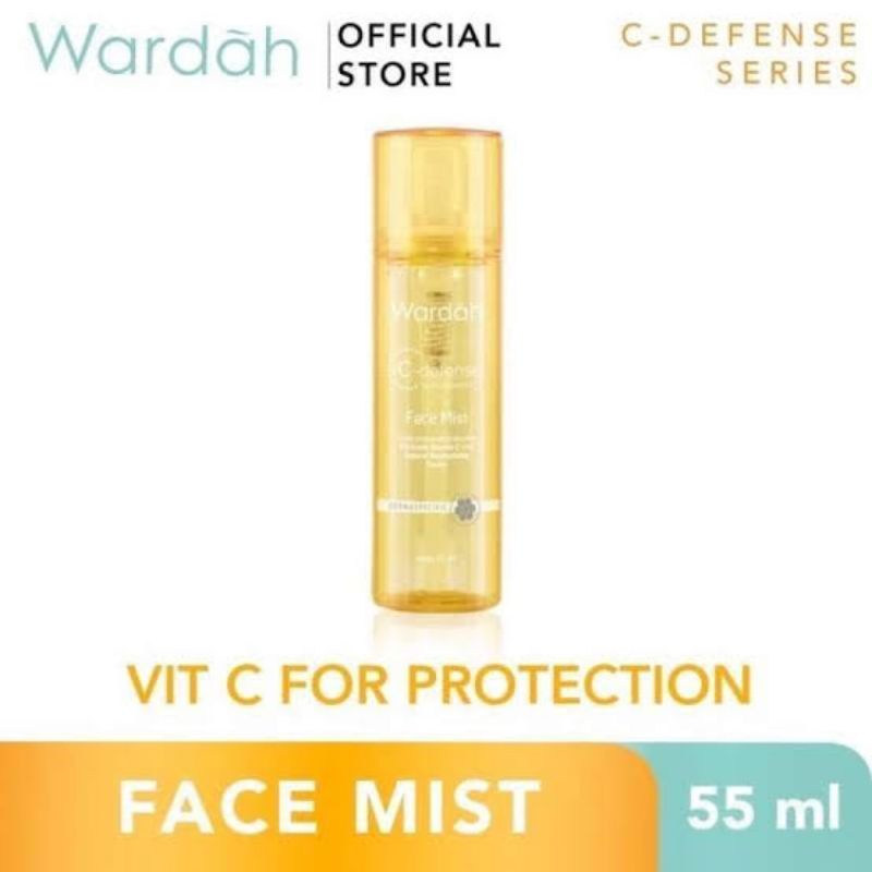 Jual Wardah C-Defense Face Mist 55ml | Shopee Indonesia