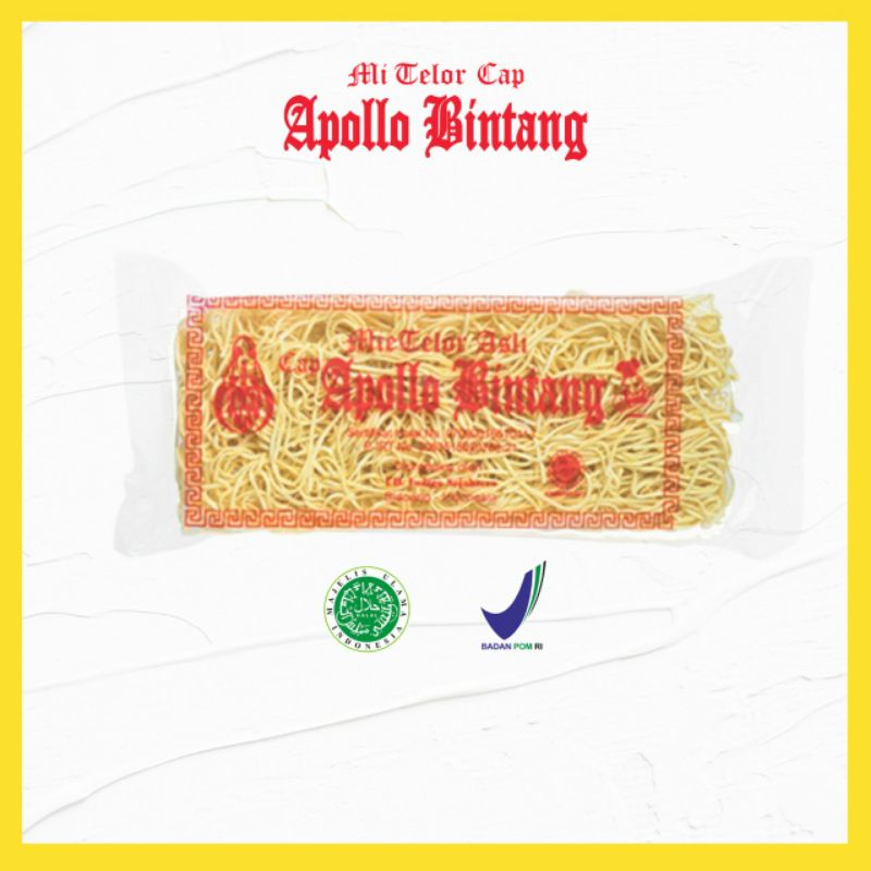 Jual ZUMAMI MIE TELUR BULAT 200 GRAM APOLLO BINTANG NON BUMBU MIE ...