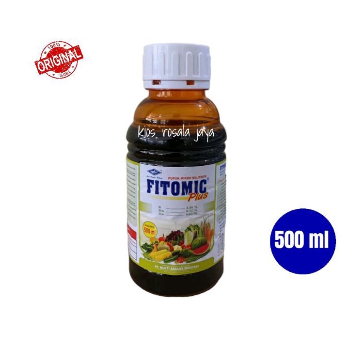 Jual Pupuk Mikro Majemuk FITOMIC PLUS 500 ml | Shopee Indonesia Jual Pupuk Mikro Majemuk FITOMIC PLUS 500 ml | Shopee Indonesia