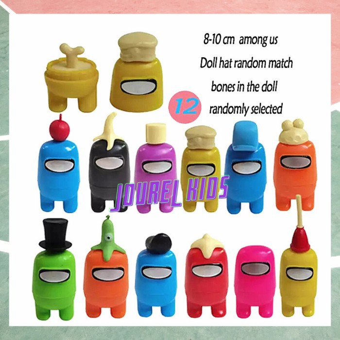 Jual Mainan Among us Figure Set Isi 12 Impostor Pvc | Shopee Indonesia