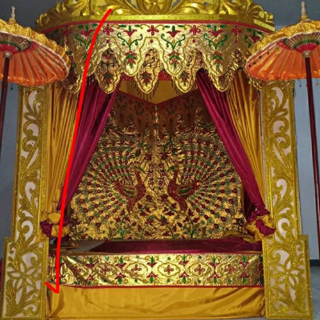 Jual Pelaminan Bugis Makassar 1 pintu dan 3 pintu/ lamming Ta'bere ...