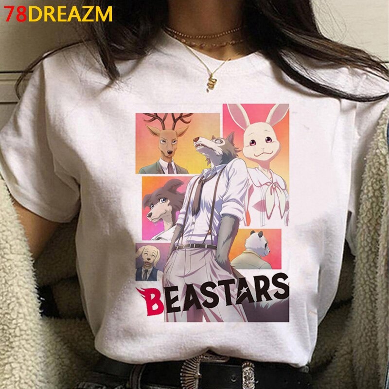 Jual Baju Kaos Anime Beastars Kawaii Cartoon Legoshi T shirt / Beastars ...