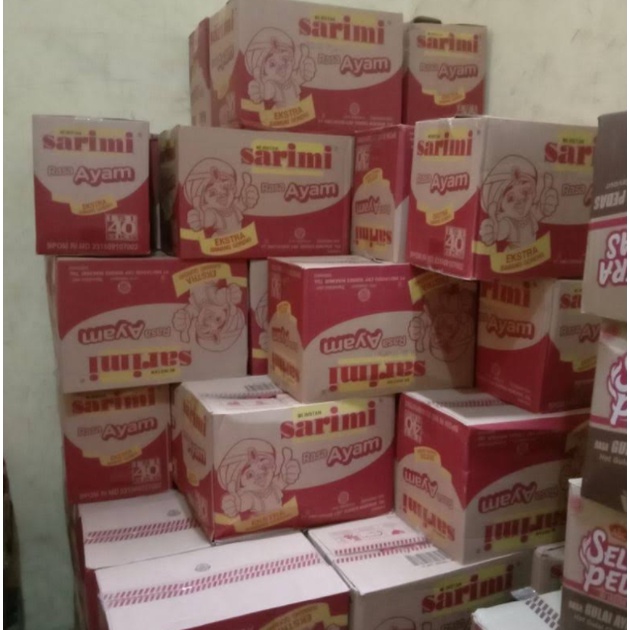Jual Sarimi Goreng rasa ayam 1 dus isi 40 bungkus harga grosir | Shopee ...