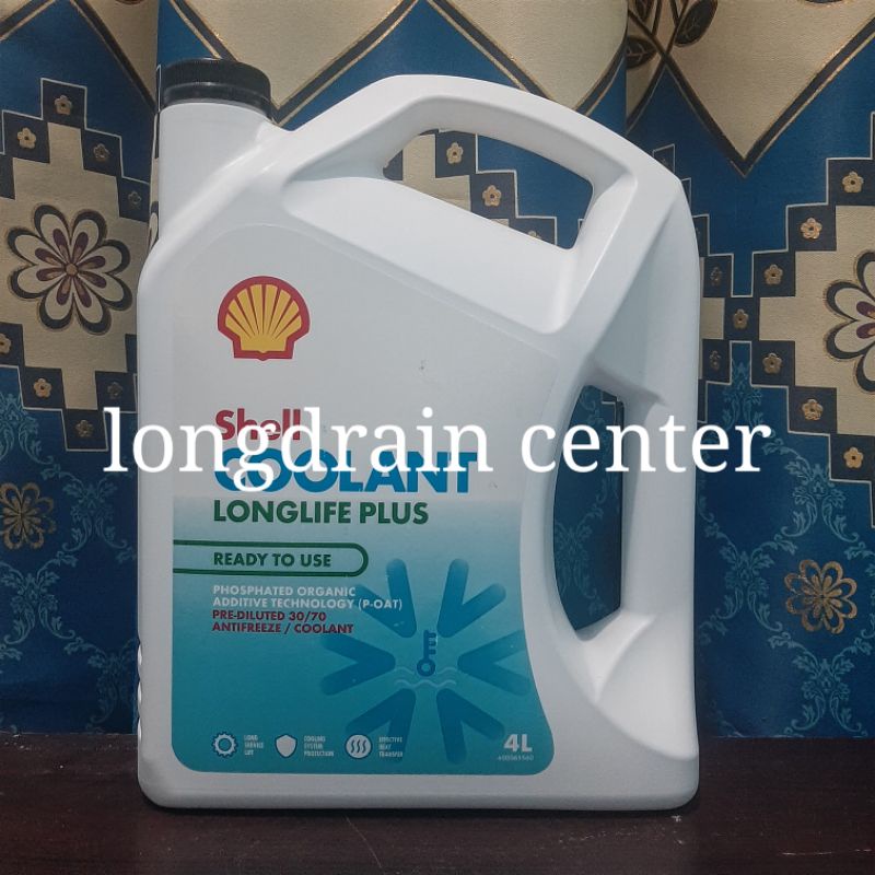 Jual SHELL COOLANT LONGLIFE PLUS 30/70 KEMASAN 4 LITER | Shopee Indonesia