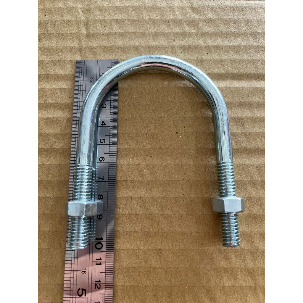 Jual Baut U (U Bolt) 3/8" (setara dengan baut m10 / kunci 14) | Shopee ...