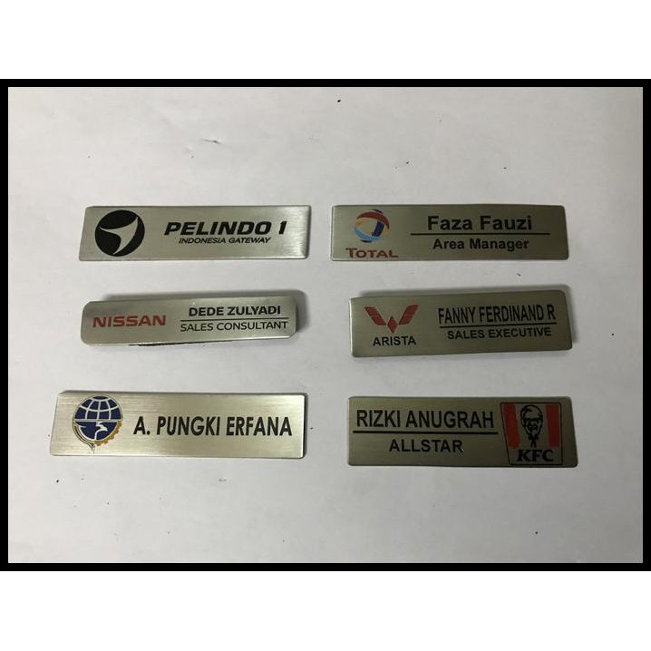 Jual Name Tag Stainless | Shopee Indonesia
