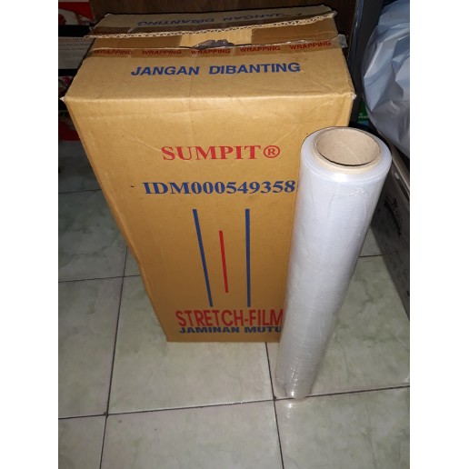 Jual Plastik Wrapping 50cm x 100 meter / plastik stretch film | Shopee ...
