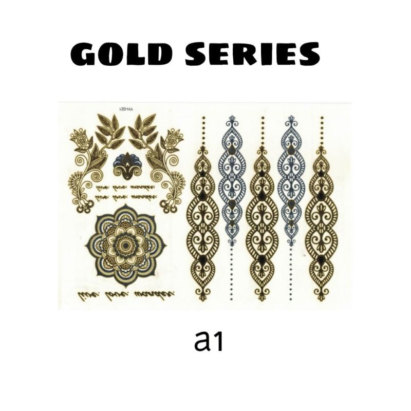 Jual HENNA INSTAN GOLD SERIES / HENA INSTAN PENGANTIN / HENA TATO ...