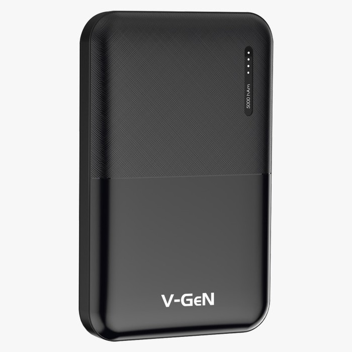 Jual Powerbank V-GeN Rescue V509 5000 mAh Type C Input Power Bank Slim ...