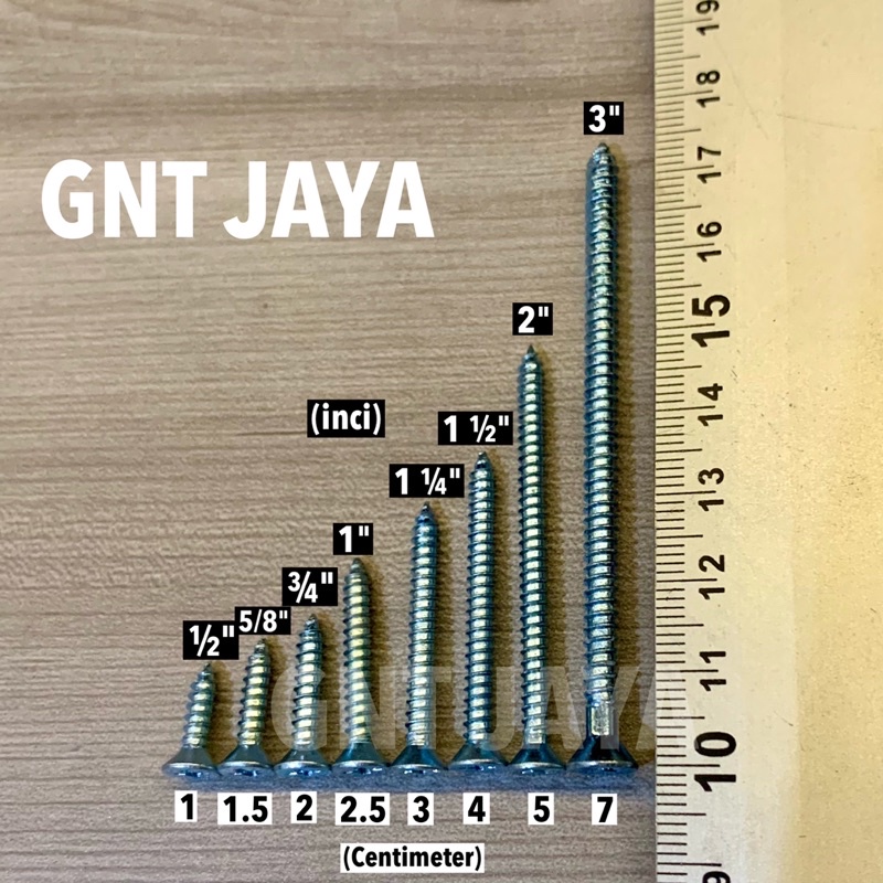 Jual Sekrup philip FAB 6 x 5/8" (1,5cm) isi 100biji 6mm 5/8 inci inch 1 ...