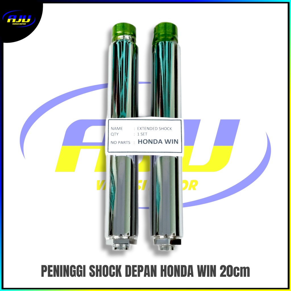 Jual peninggi sambungan shock shok skok depan Honda win panjang 20cm ...