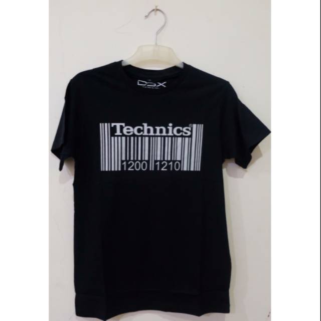 Jual TECHNICS T-SHIRT Black | Shopee Indonesia