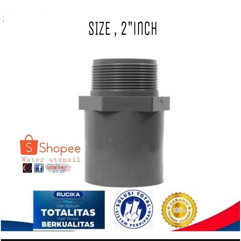 Jual Sock Drat Luar / VALVE SOCKET SDL , 2"inch AW RUCIKA | Shopee ...