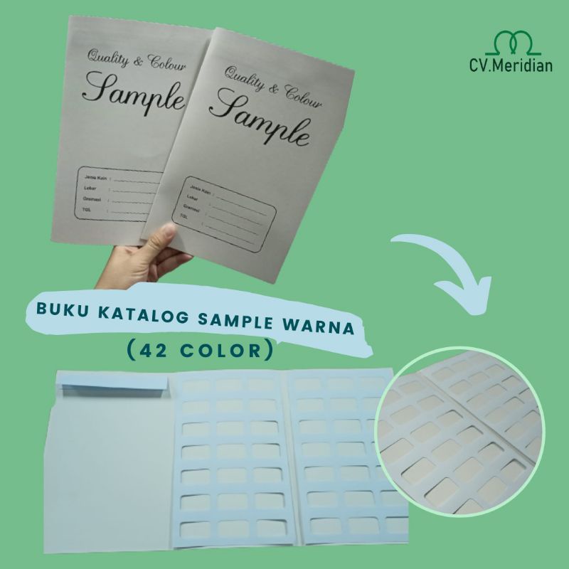 Jual Custom Cetak Buku katalog sample warna kain khusus custom | Shopee ...
