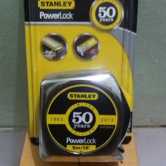 Jual Meteran stanley ( 5m - 16" ) STHT33438-8 Stanley 50 years | Shopee ...