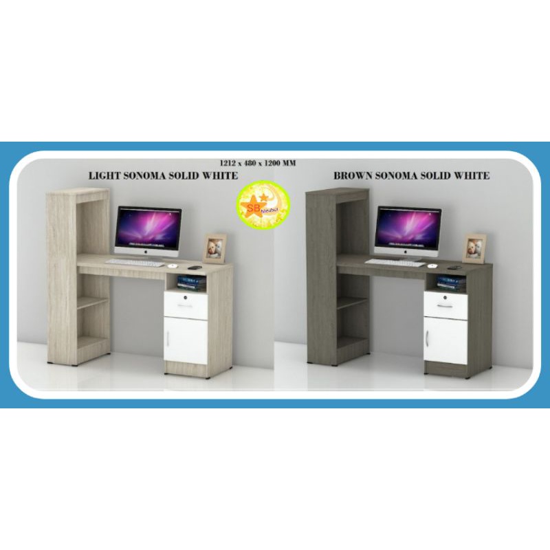 Jual MEJA KOMPUTER/MEJA KANTOR - TACO DESK | Shopee Indonesia