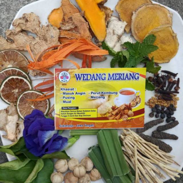 Jual Wedang Meriang Khas Solo Wijaya MW isi 10 pcs Include Gula batu ...