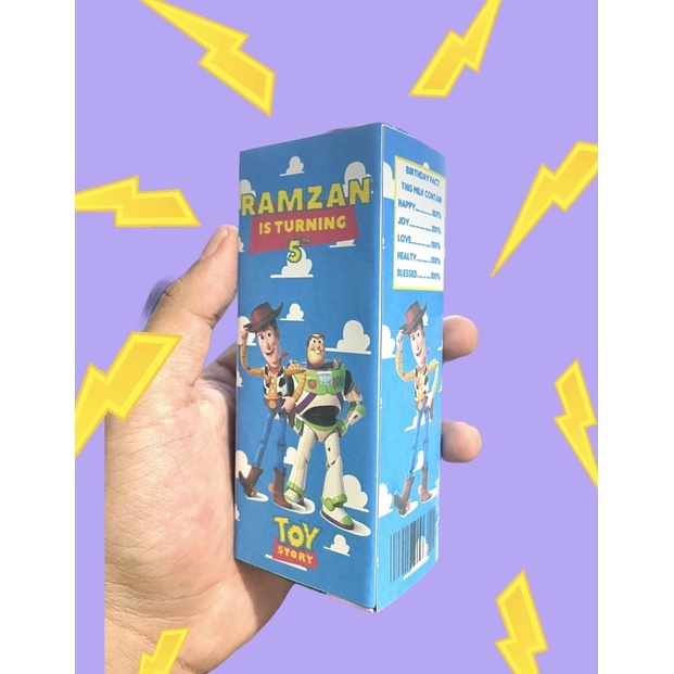 Jual Label Susu Kotak Ukuran 200 ml Tema Toy Story | Shopee Indonesia