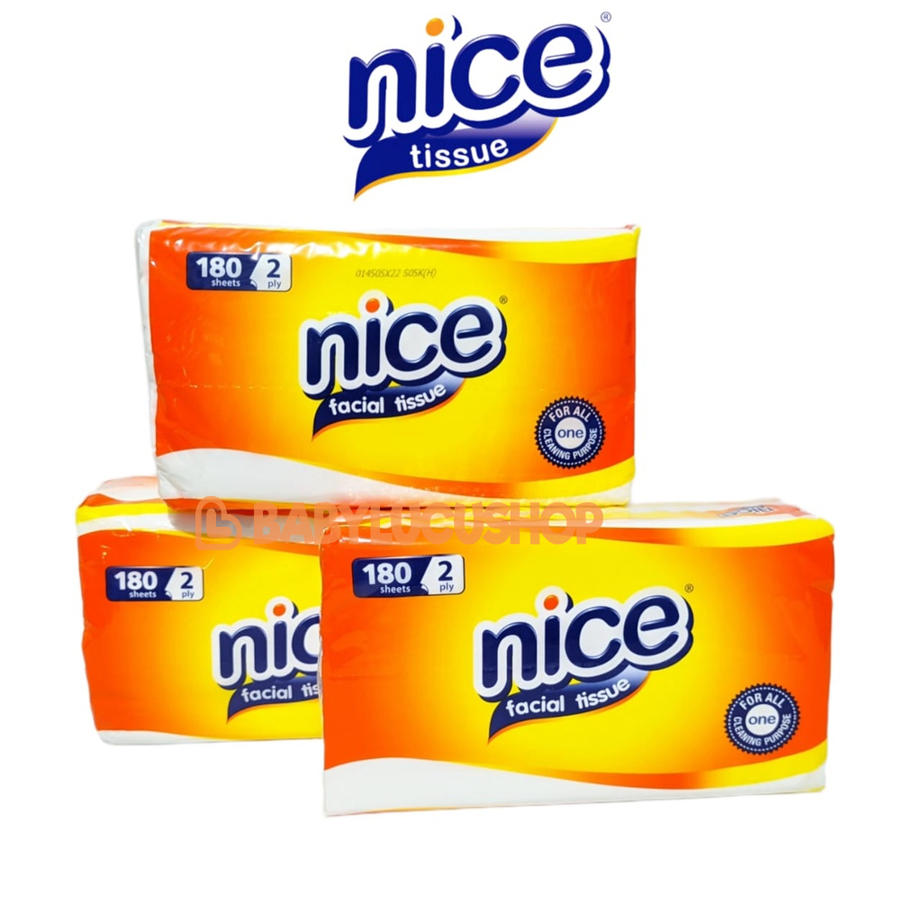 Jual Tissue Nice 180 Sheet 2 Ply - Tisu Nice 180s | Shopee Indonesia