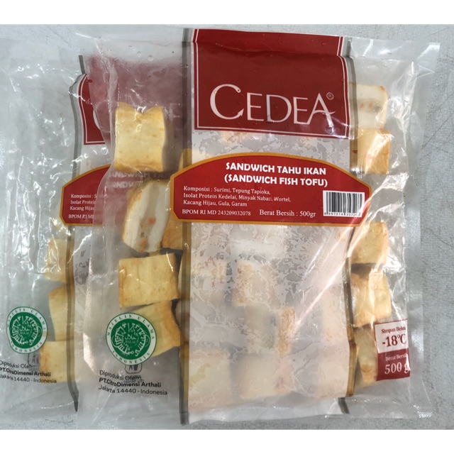 Jual Cedea Sandwich Fish Tofu 500gr | Shopee Indonesia