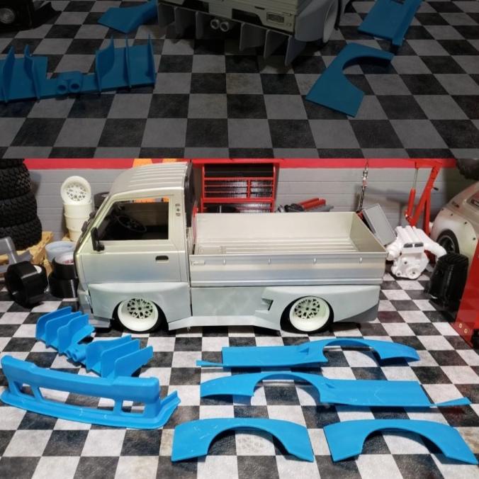 Jual (Ready) WPL D12 Bodykit, WPL D12 Body kit, R3Design | Shopee Indonesia