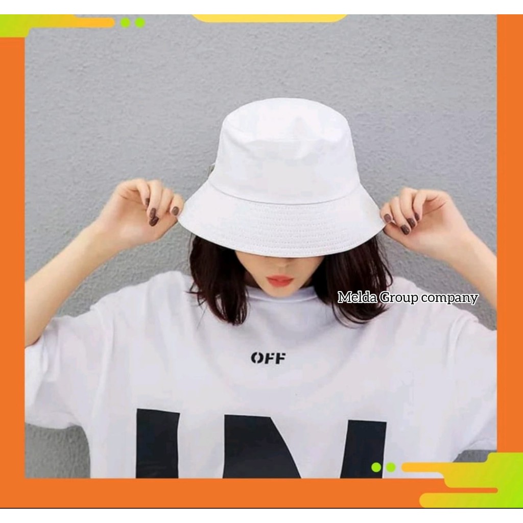 Jual Topi Bucket Polos Termurah Topi Bucket 2 Warna Bolak - Balik ...