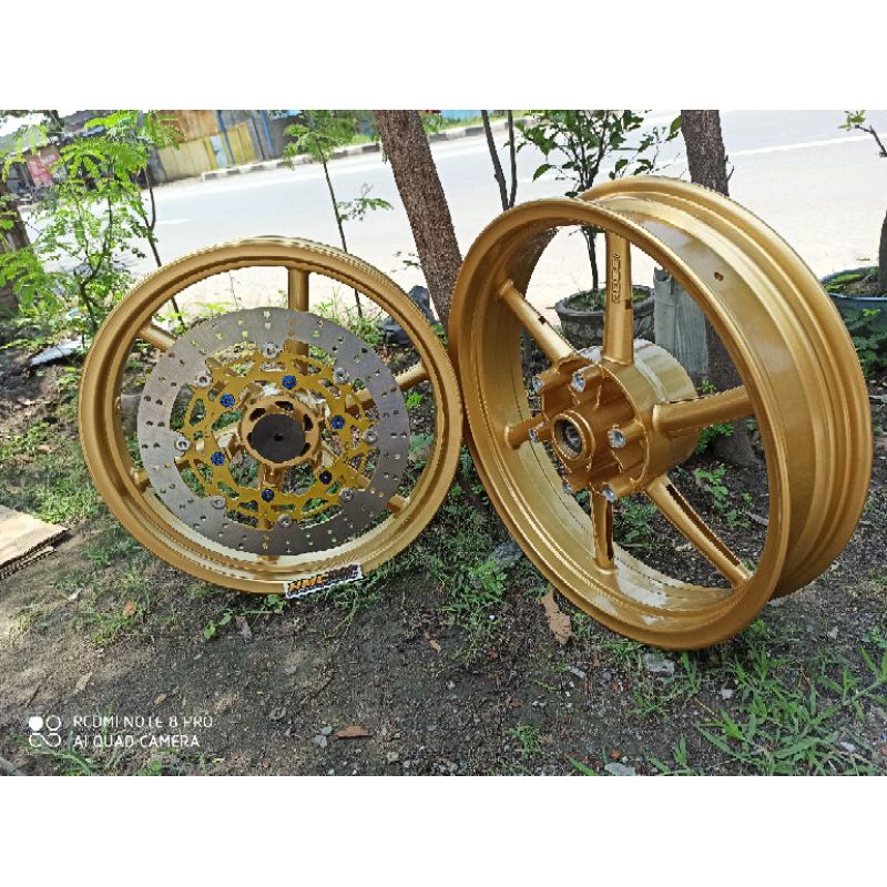 Jual Velg Vrosi Ninja Rr / Paket Velg Rising Ninja Rr Disc Ktc | Shopee ...