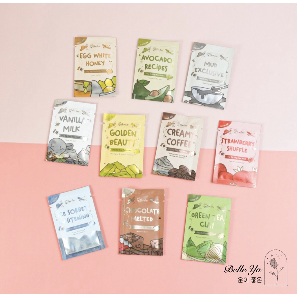 Jual Masker Wajah Organik BY LEA GLORIA Travel Size Bubuk Mask 10 GR GRAM [TERMURAH! KEMASAN ...