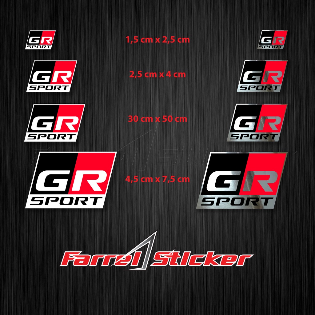 Jual STIKER TOYOTA GR STICKER GAZOO RACING KOTAK | Shopee Indonesia