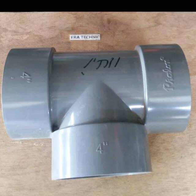 Jual Tee PVC 4" / Tee Pipa ukuran 4" / Sambungan pipa ukuran 4". Merk ...