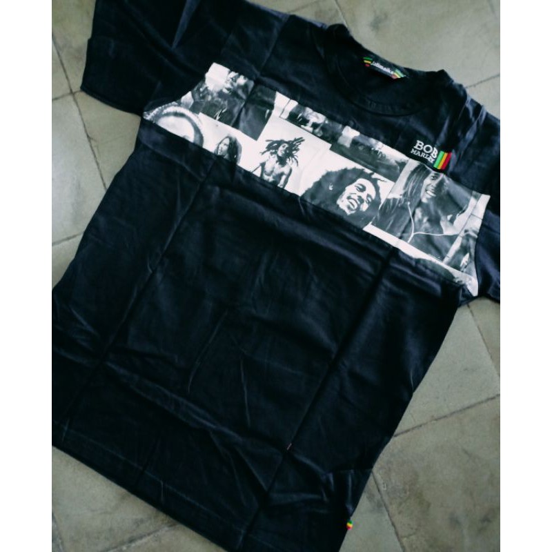 Jual tshirt bob marley tees rasta baju reggae kaos pantai | Shopee ...