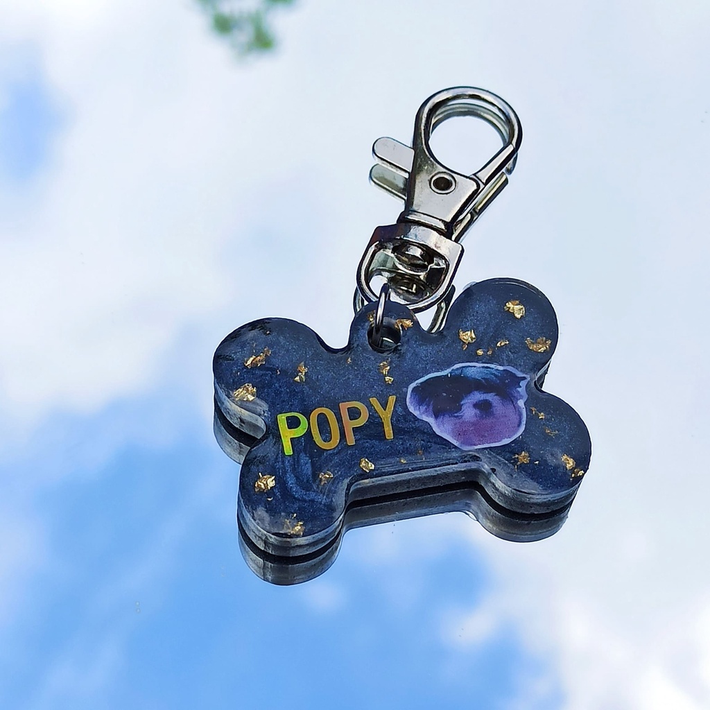Jual CUSTOM RESIN PET TAG UNTUK HEWAN PELIHARAAN/ CUSTOM NAME TAG RESIN ...