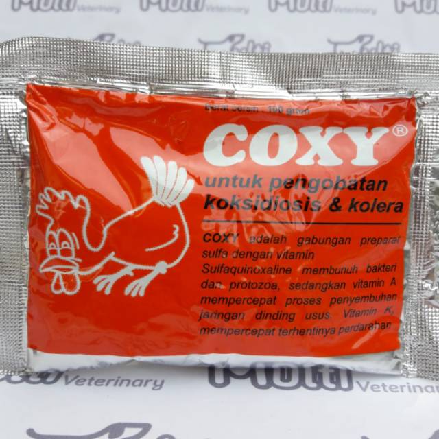 Jual COXY 100gr MEDION Untuk Pengobatan Kolera dan Koksidiosis Ayam ...