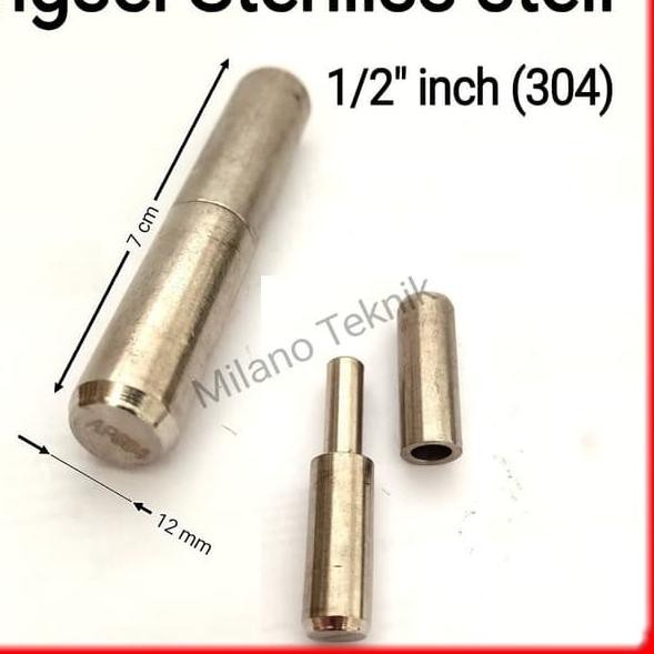 Jual Engsel Pintu ss 1/2 inch (304) - Engsel bubut jendela stainless ...